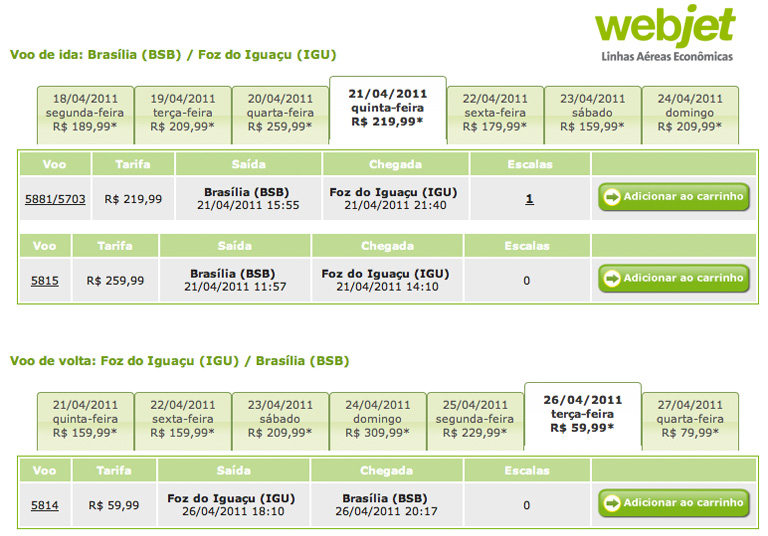 Promoção Planejada WEBJET — Passagens a partir de R$ 29,99 – Você ...